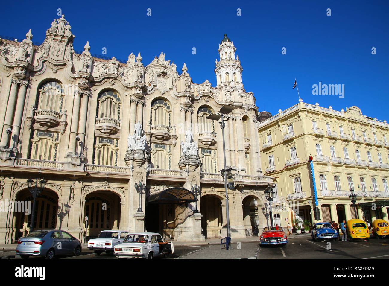 The famous Grand Theatre of Havana-Gran Teatro de La Habana- on the ...