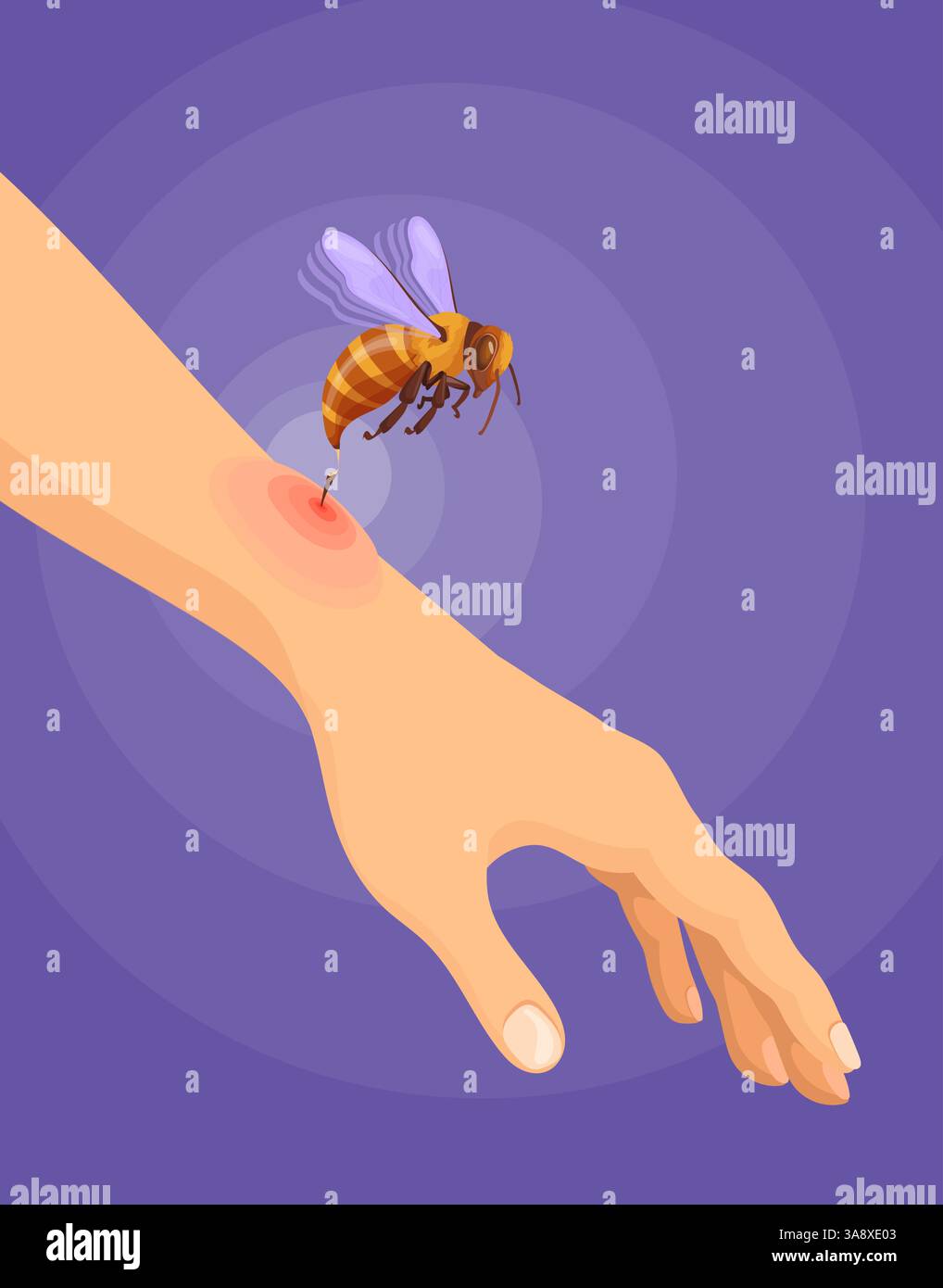 Swarm of bees cartoon hi-res stock photography and images - Alamy