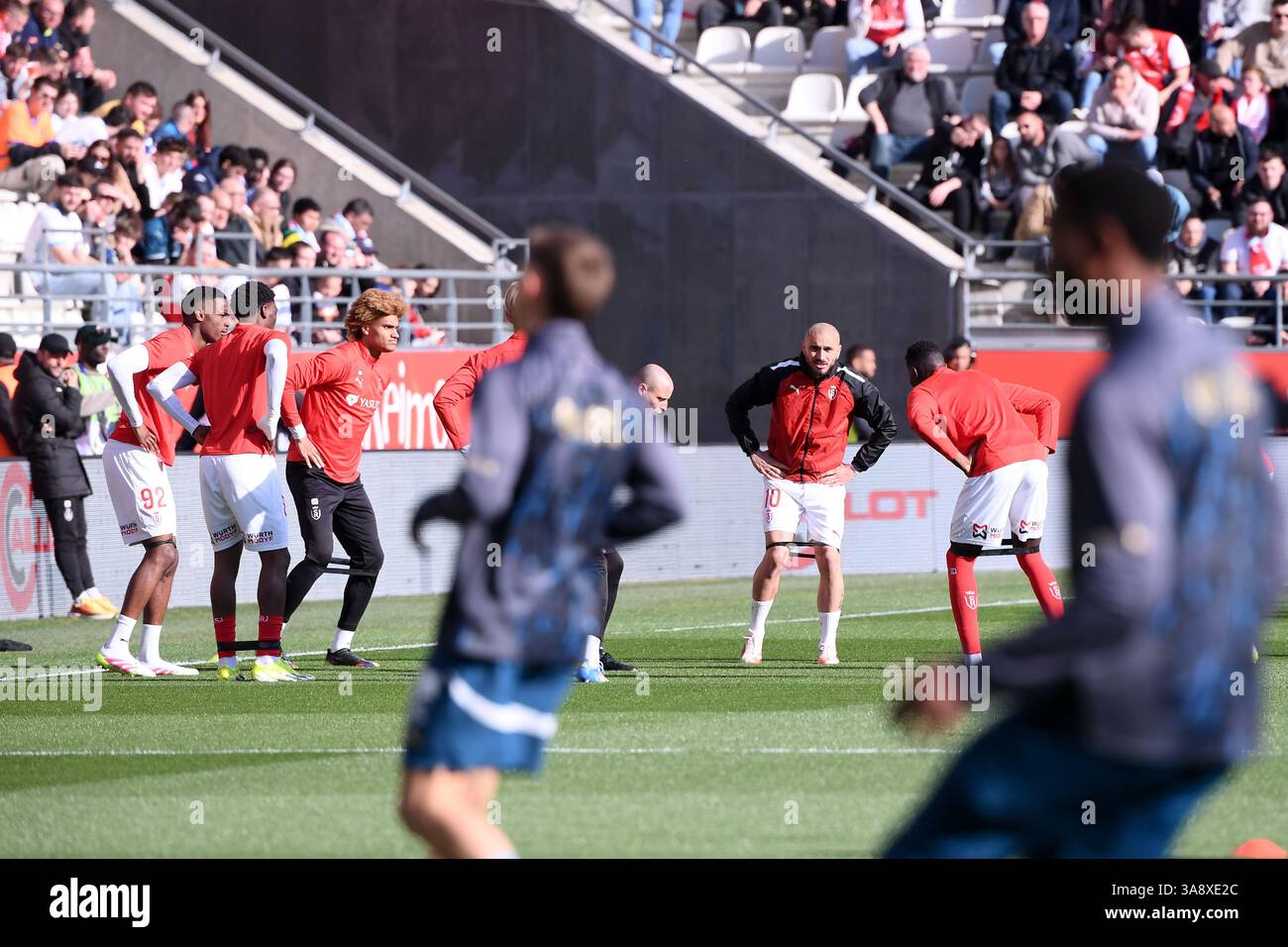10 Teddy TEUMA (sdr) during the Ligue 1 McDonald's match between Reims ...