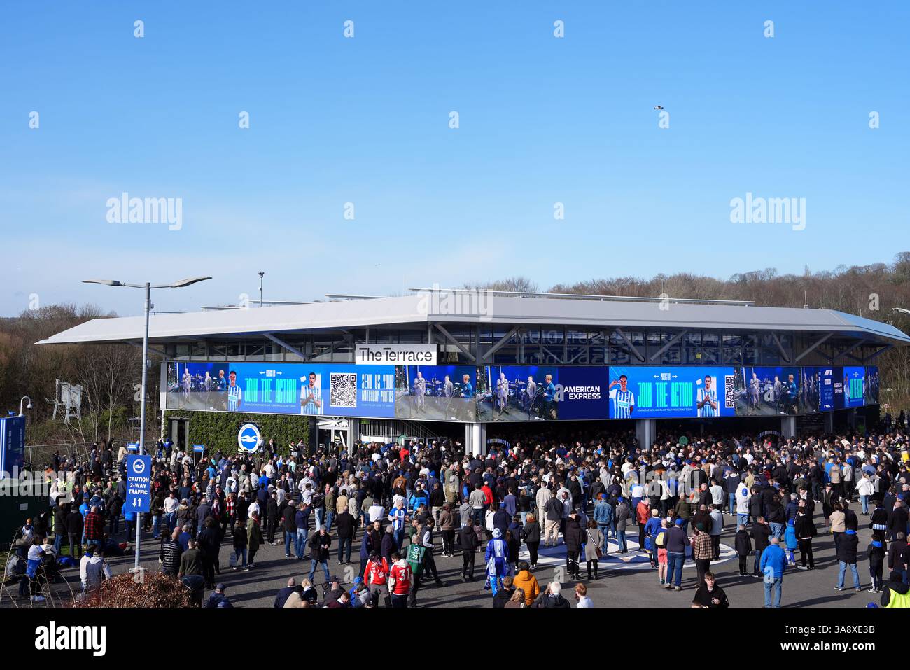 Amex stadium terrace hi-res stock photography and images - Alamy