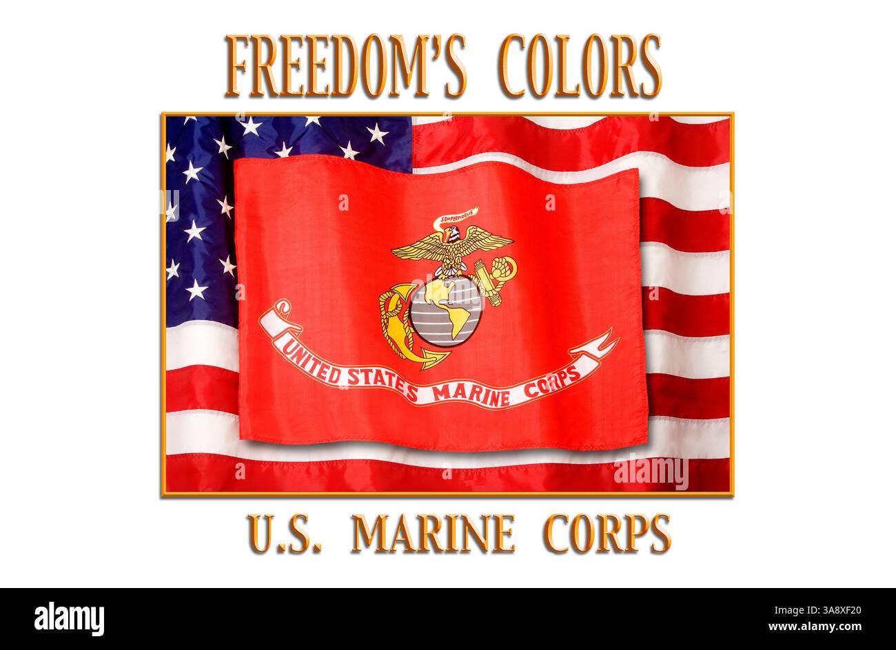 U s marine corps flag hi-res stock photography and images - Alamy