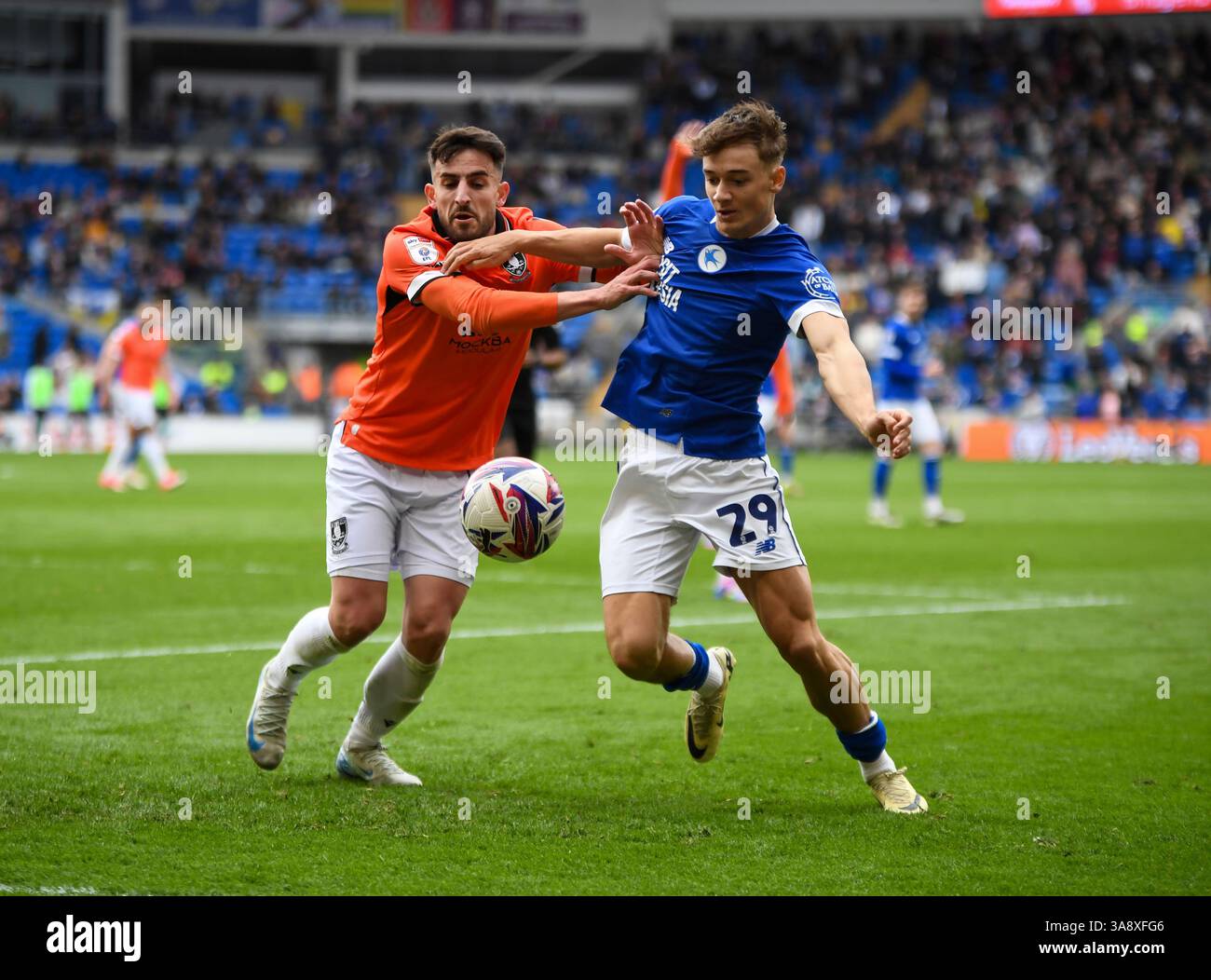 Cardiff City Stadium, Cardiff, UK. 29th Mar, 2025. EFL Championship ...