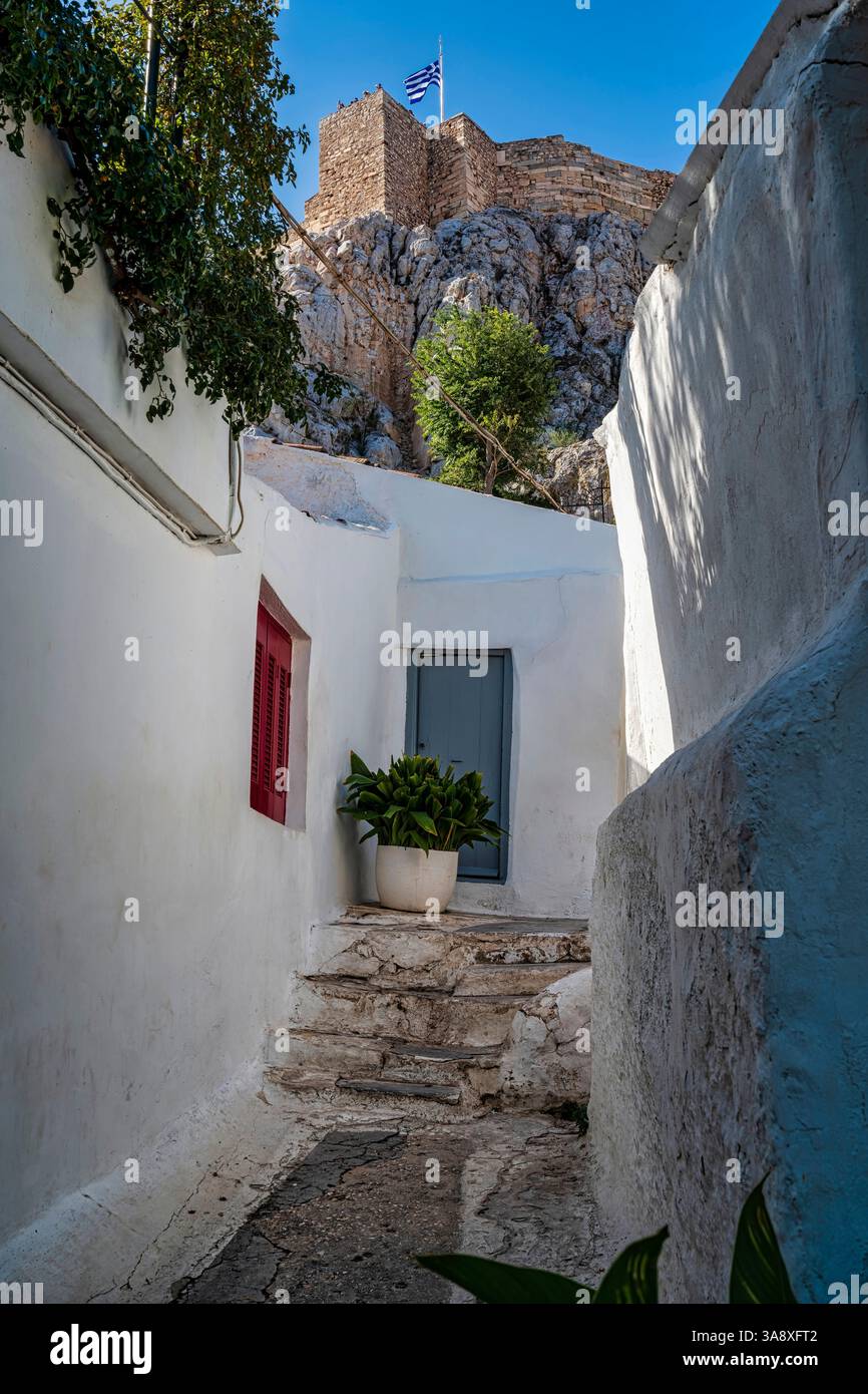 Cycladic-style homes in Anafiotika, a charming historic neighborhood ...