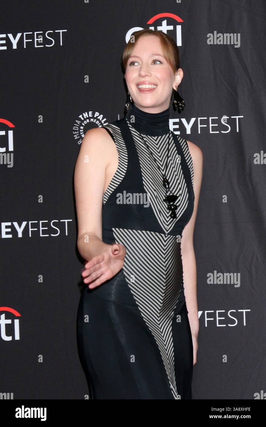 Los Angeles, USA. 28, March, 2025. Pictured left to right, Hannah ...