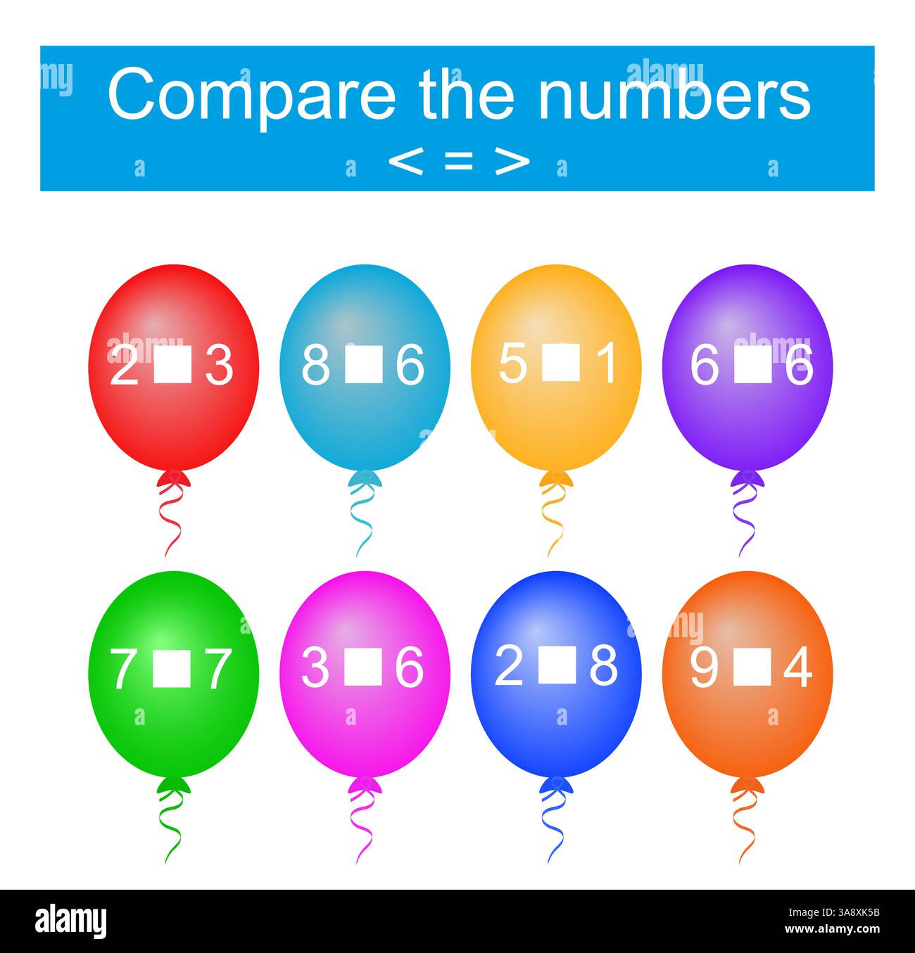 Compare number up to 10 hi-res stock photography and images - Alamy