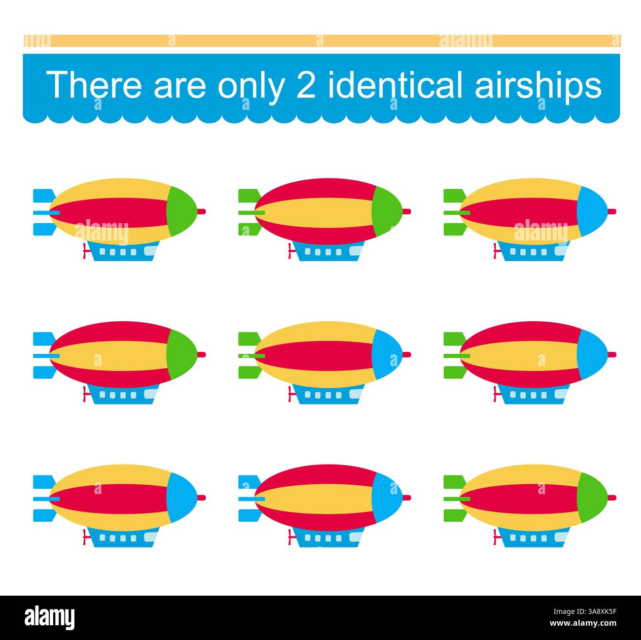 Puzzle game for children. Task for development of attention and logic ...