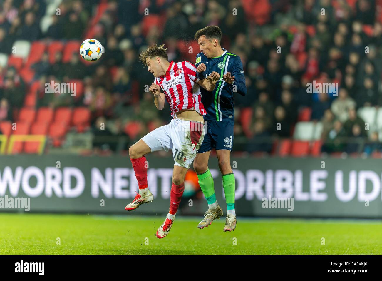 Aalborg, Denmark. 28th Mar, 2025. Stipe Radic (55) of Viborg FF and ...