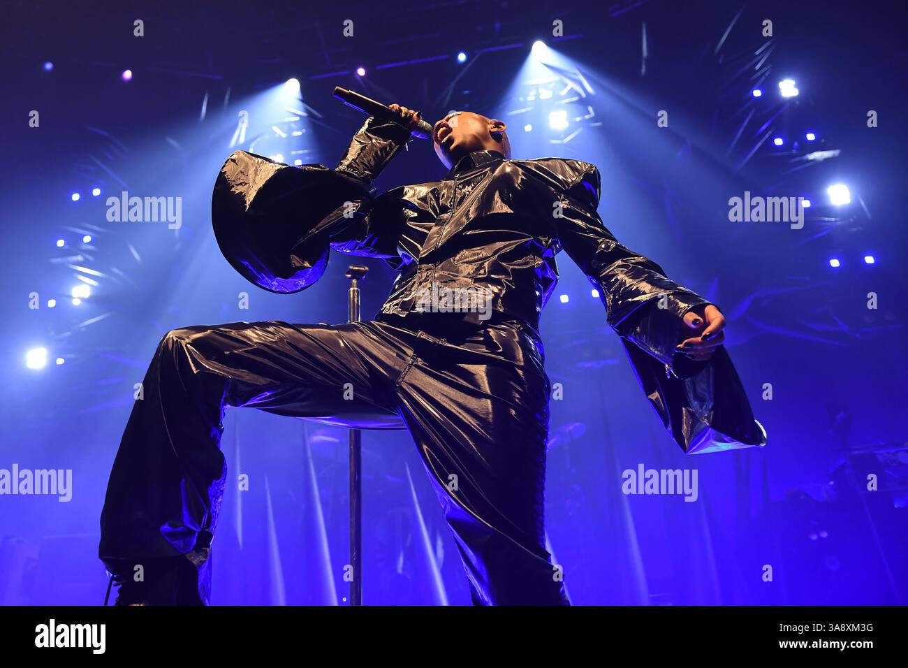 London, UK. 28th Mar, 2025. LONDON, ENGLAND - MARCH 28: Skin of ‘Skunk Anansie' performing at ...