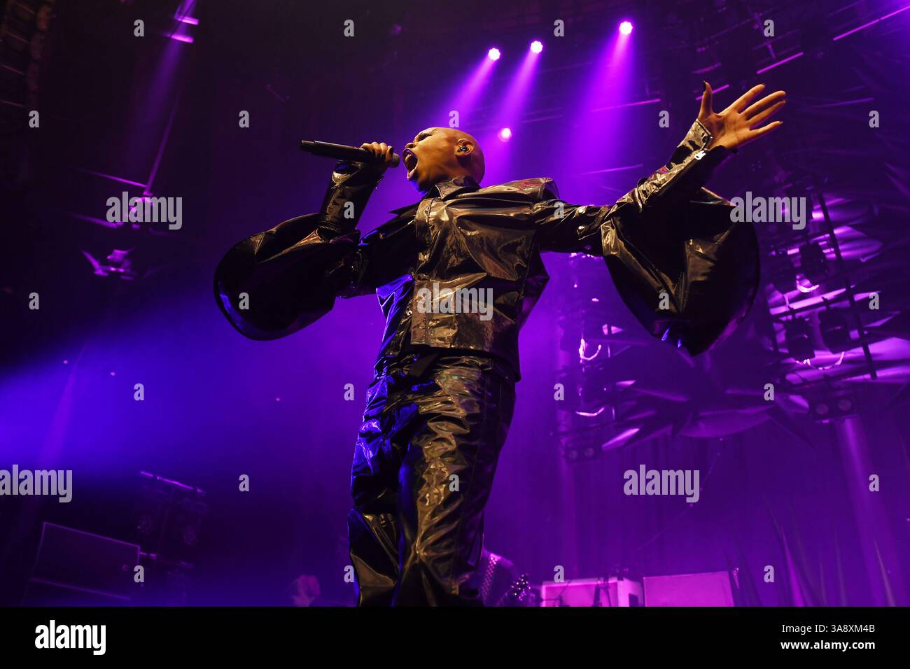 London, UK. 28th Mar, 2025. LONDON, ENGLAND - MARCH 28: Skin of ‘Skunk Anansie' performing at ...