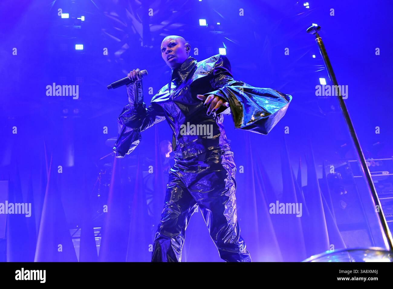 London, UK. 28th Mar, 2025. LONDON, ENGLAND - MARCH 28: Skin of ‘Skunk Anansie' performing at ...