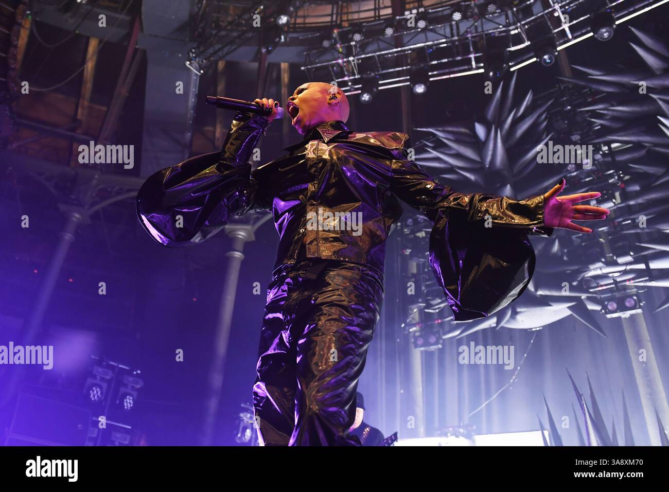 London, UK. 28th Mar, 2025. LONDON, ENGLAND - MARCH 28: Skin of ‘Skunk Anansie' performing at ...
