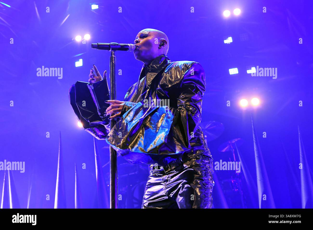 London, UK. 28th Mar, 2025. LONDON, ENGLAND - MARCH 28: Skin of ‘Skunk Anansie' performing at ...