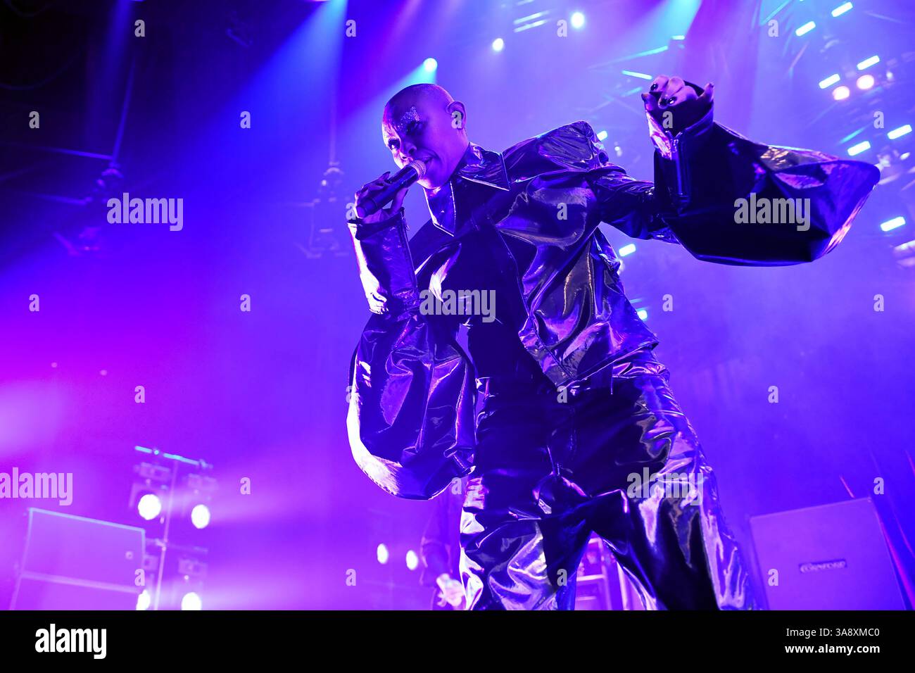 London, UK. 28th Mar, 2025. LONDON, ENGLAND - MARCH 28: Skin of ‘Skunk Anansie' performing at ...