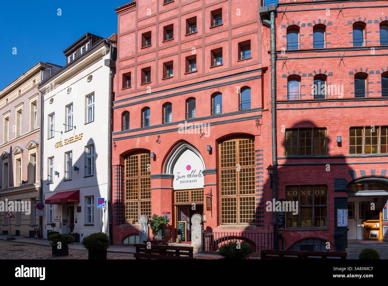 Historische Gebäude in der Altstadt von Stralsund *** Historic ...