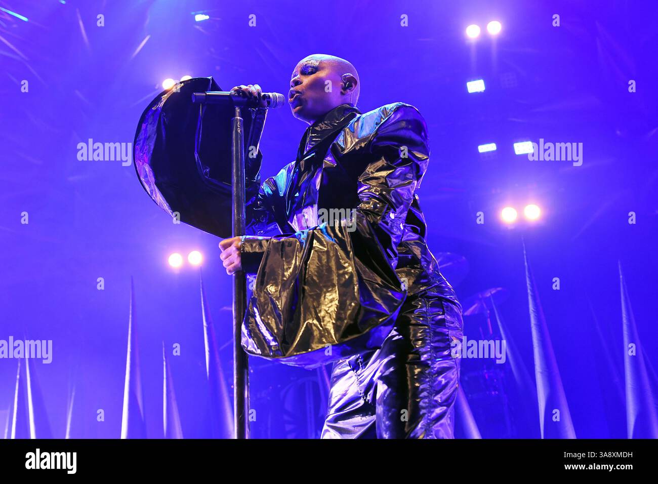 London, UK. 28th Mar, 2025. LONDON, ENGLAND - MARCH 28: Skin of ‘Skunk Anansie' performing at ...