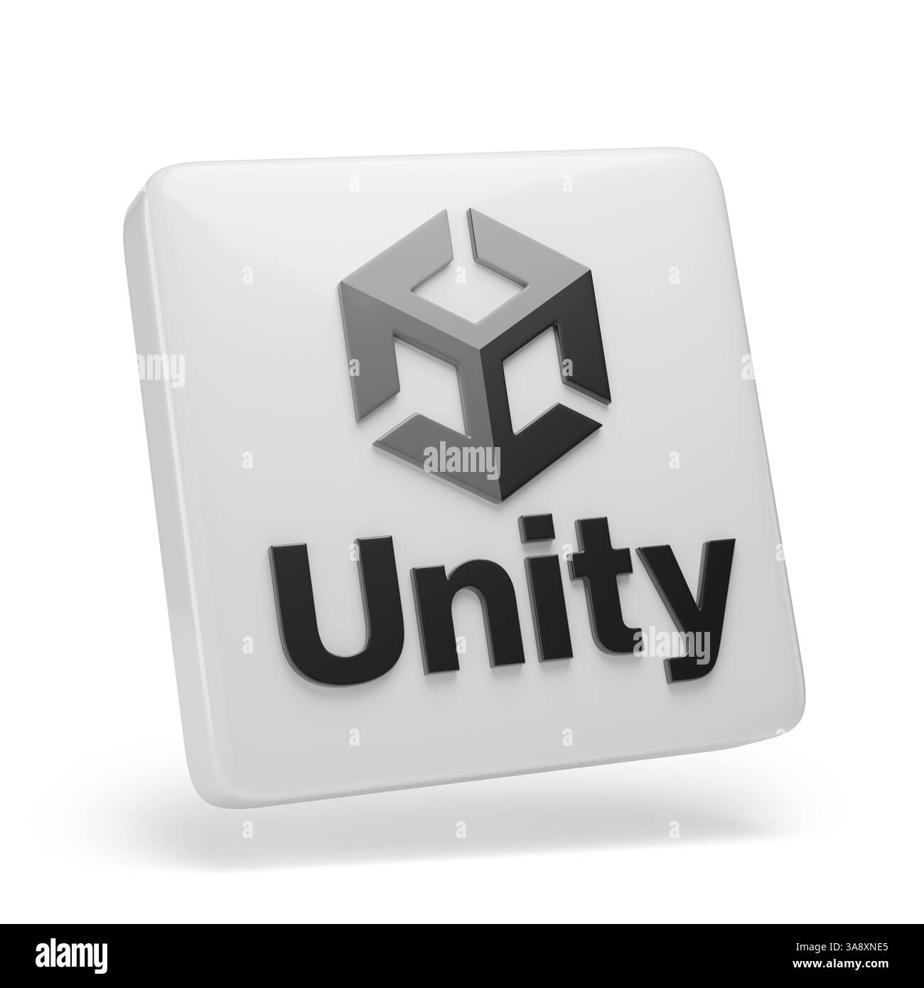 Buenos Aires, Argentina -March 17th, 2025: Three-dimensional logo Unity ...