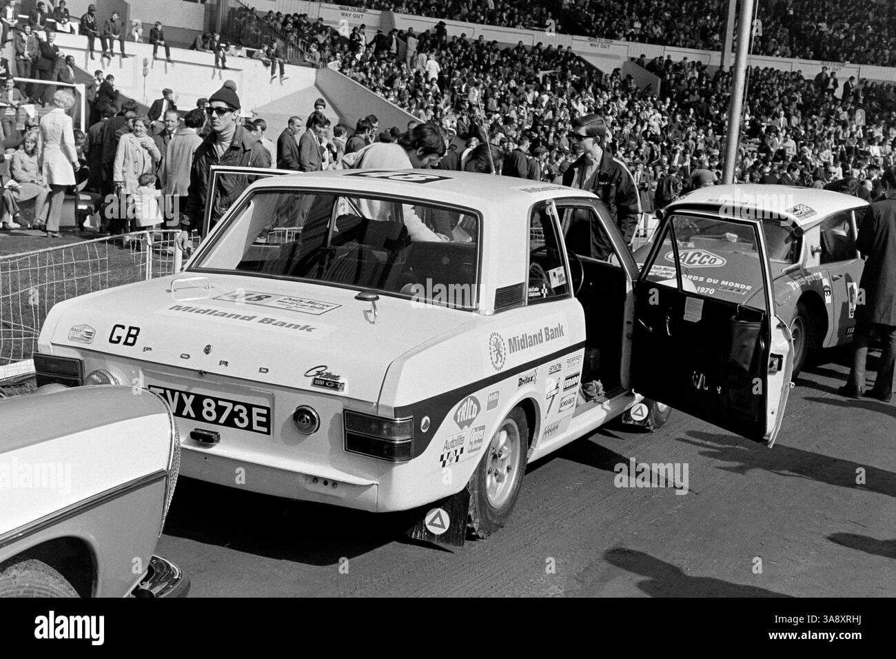Daily Mirror London-Mexico World Cup Rally 1970 Stock Photo - Alamy