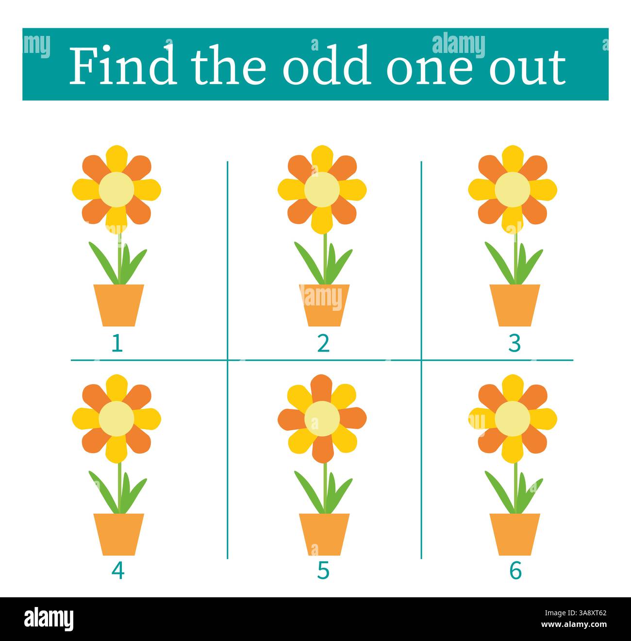 A game for children. Task for development of attention and logic. Kids ...