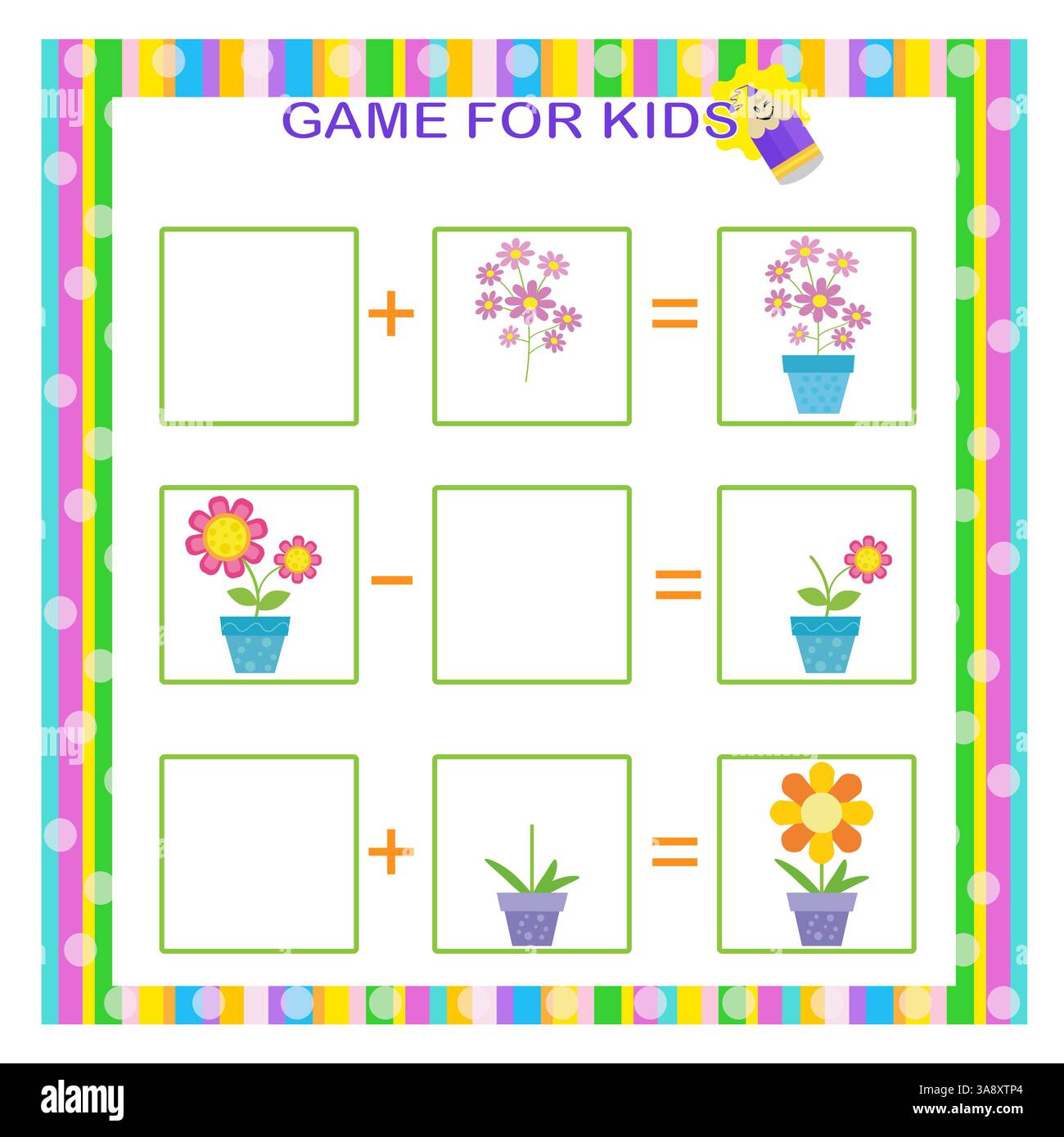 Logic game for kids. Preschool worksheet activity. Printable worksheet ...