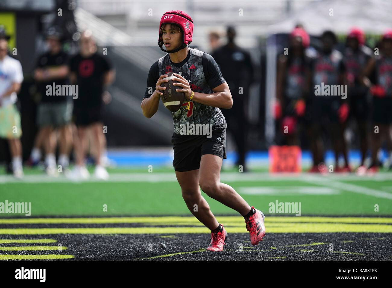City Reapers quarterback CJ Cypher prepares to throw during an OT7 ...