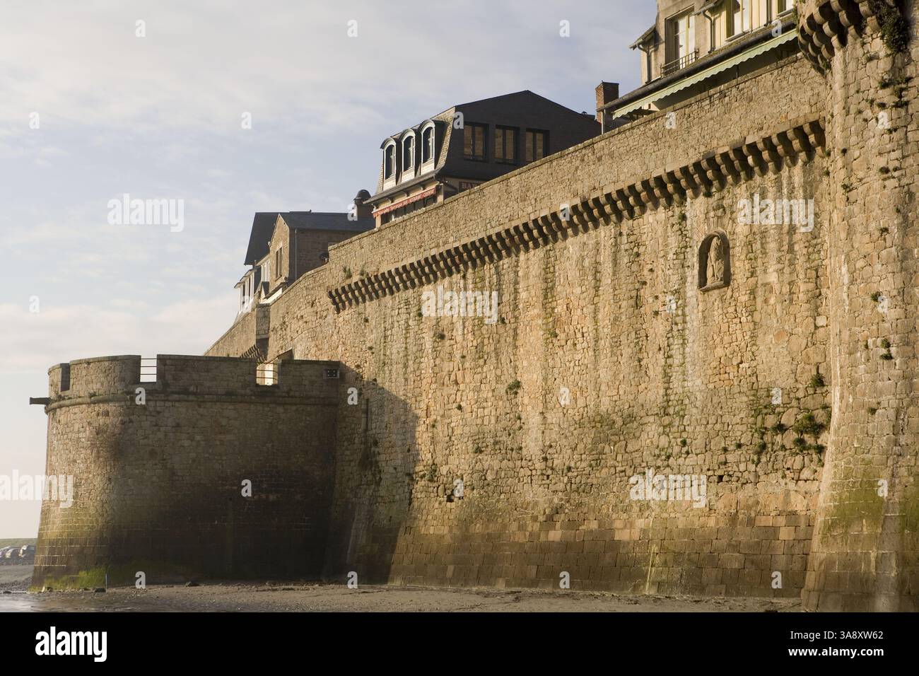 January 27, 2007 - Le Mont Saint Michel, France - The Ramparts, 15th ...