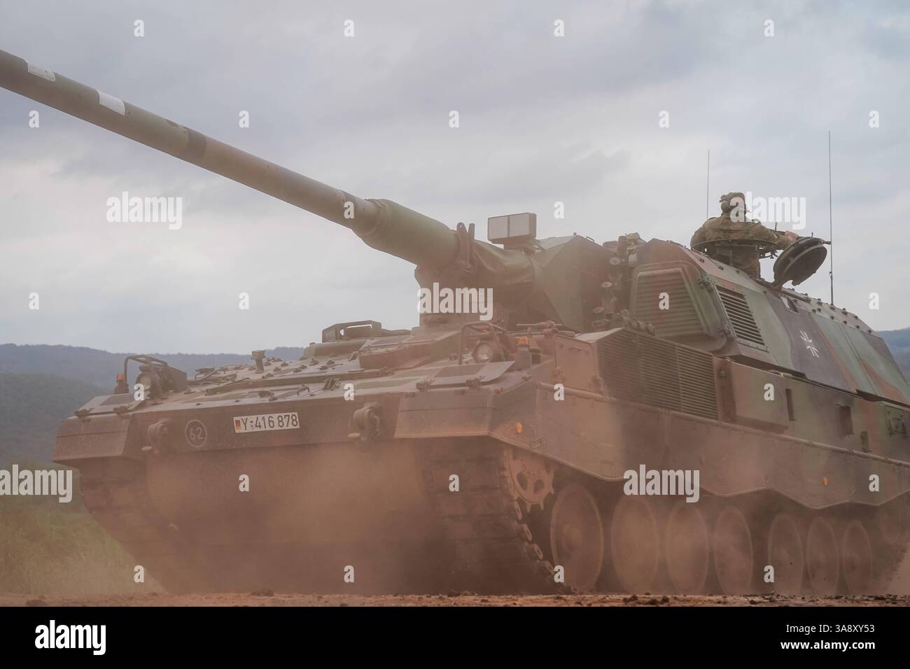 Deutschland, Europa, Panzerhaubitze 2000, Bundeswehr, Gefechtsfahrzeug ...