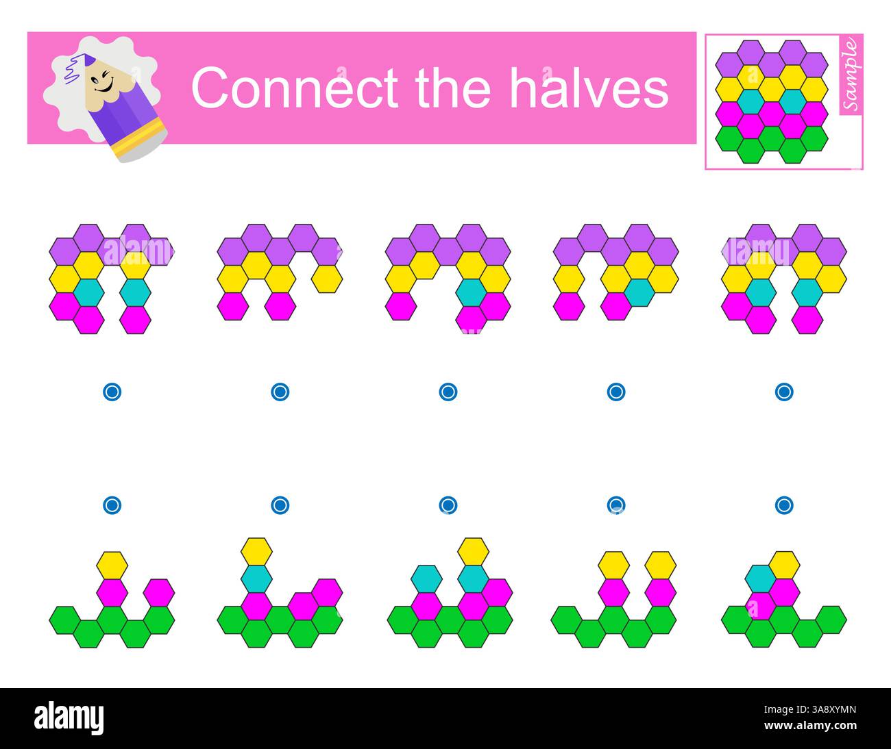 Logic game. Attention tasks for children. IQ training test. Printable ...