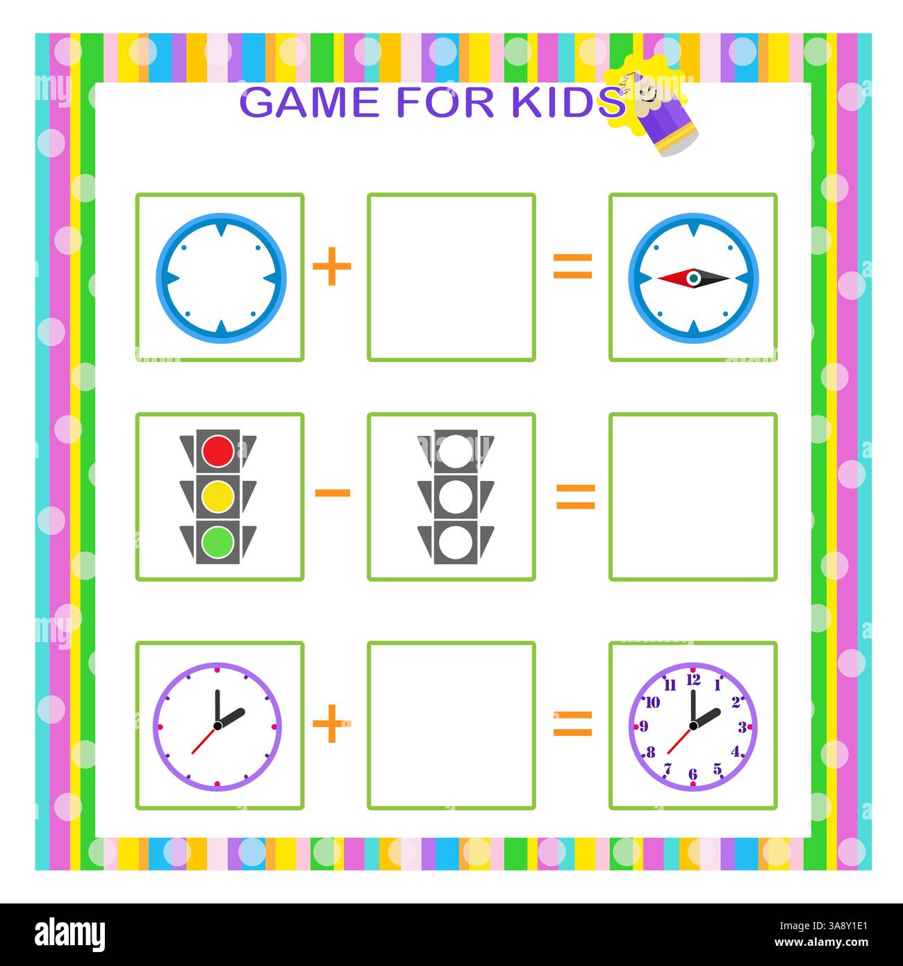Logic game for children. Preschool worksheet activity. Printable ...