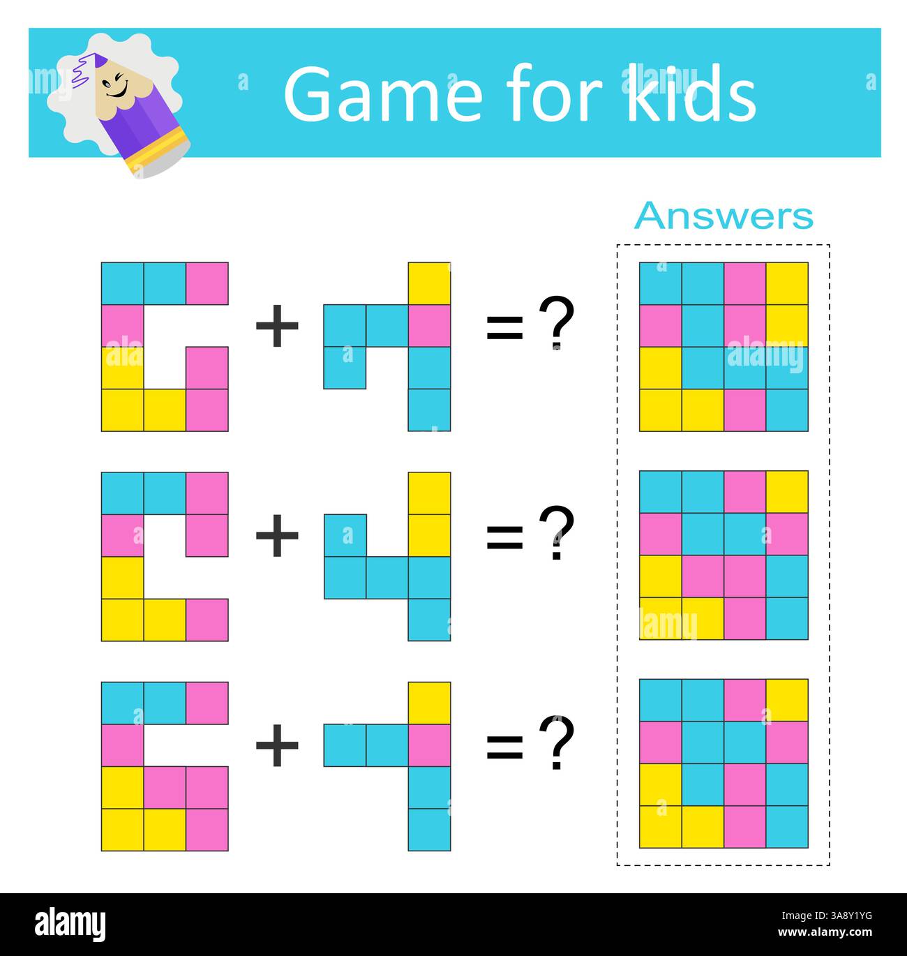 Attention tasks for children. IQ training test. Printable worksheet ...