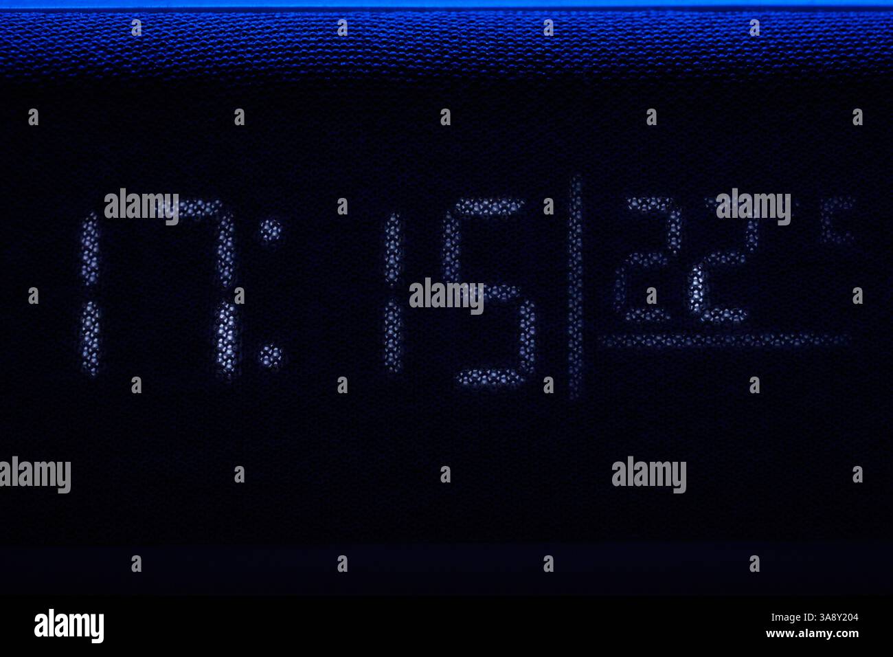 An alarm clock set forward one hour symbolizes the upcoming start of ...