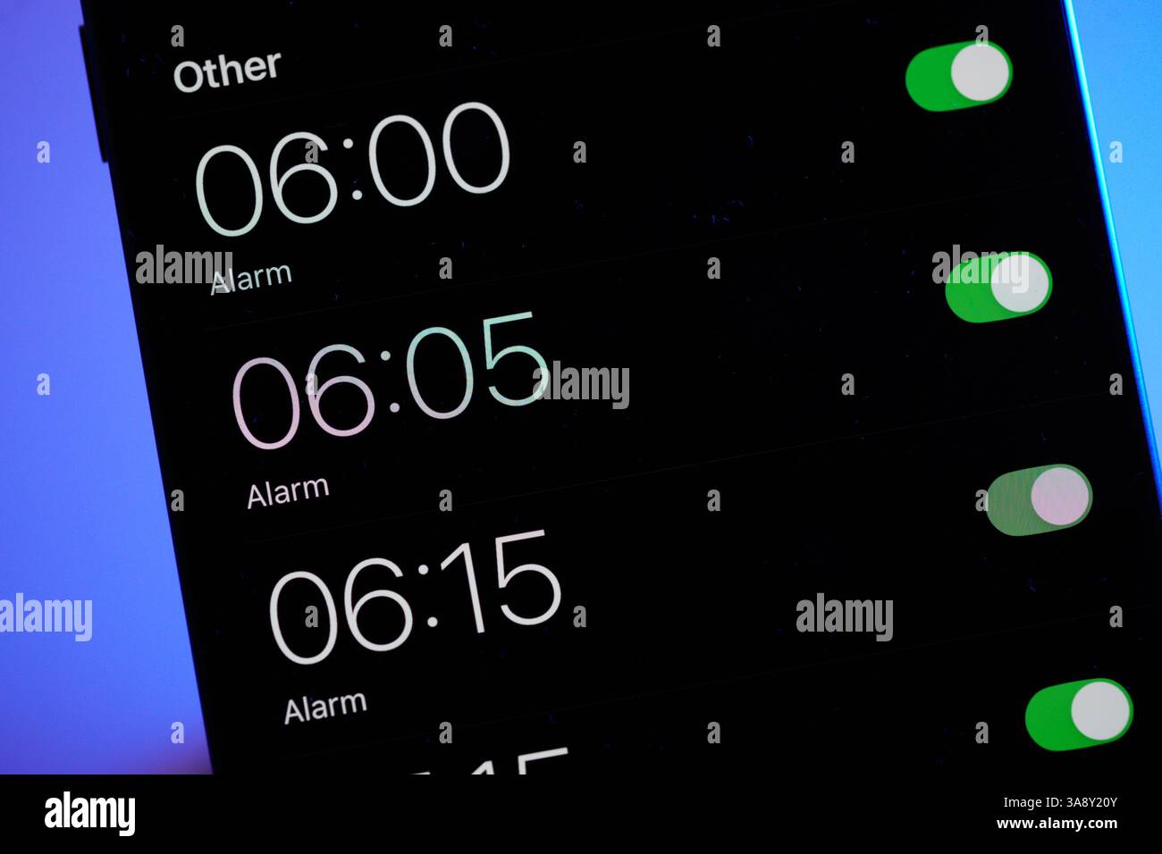 An alarm clock set forward one hour symbolizes the upcoming start of ...