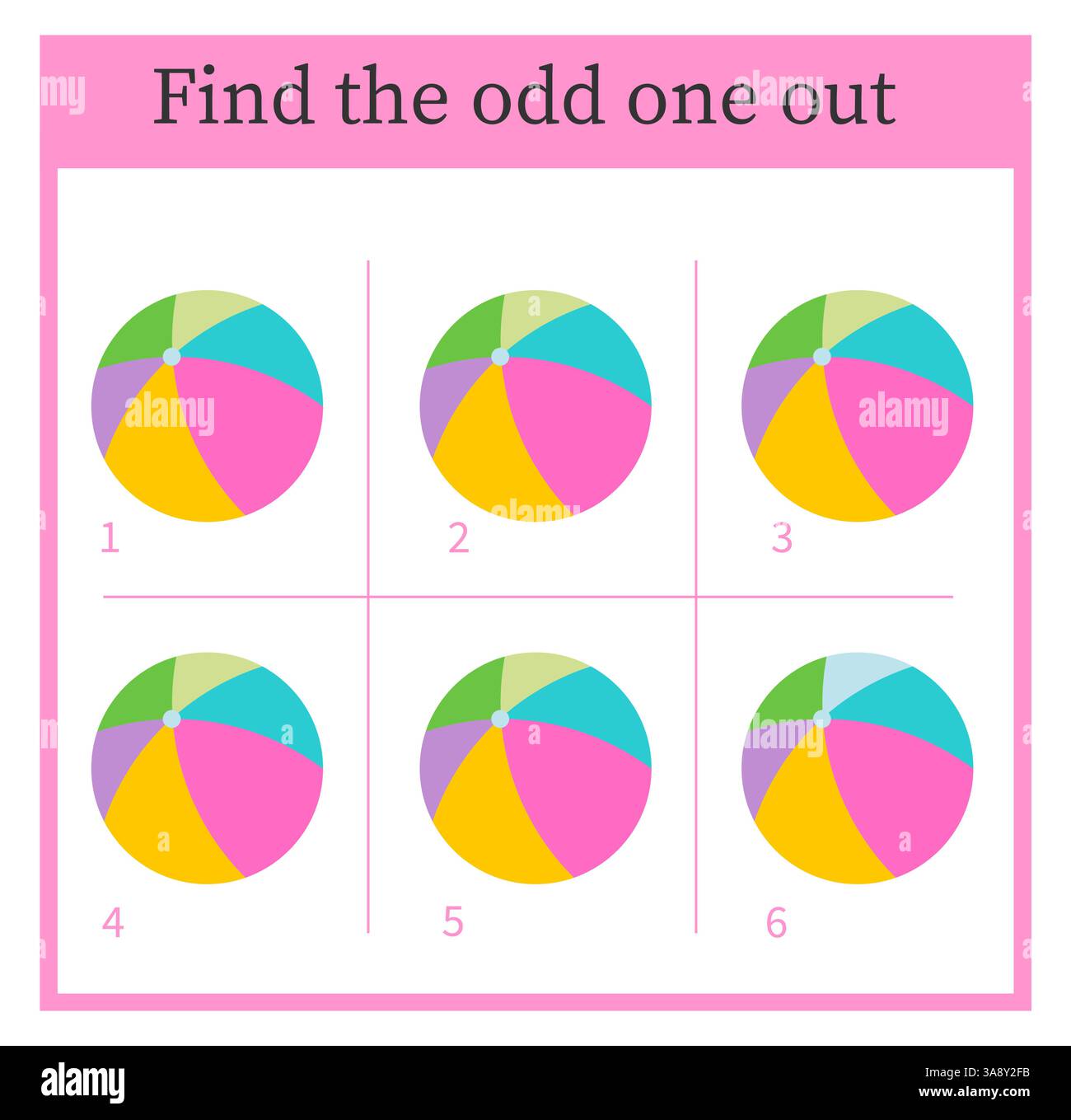 Find the odd one out. Visual logic puzzle for children. Vector ...