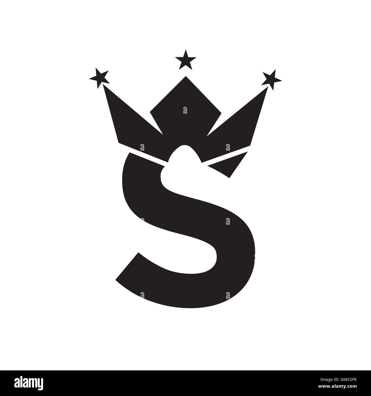 Letter S Crown Logo for Queen Sign, Beauty, Fashion, Elegant, Luxury ...