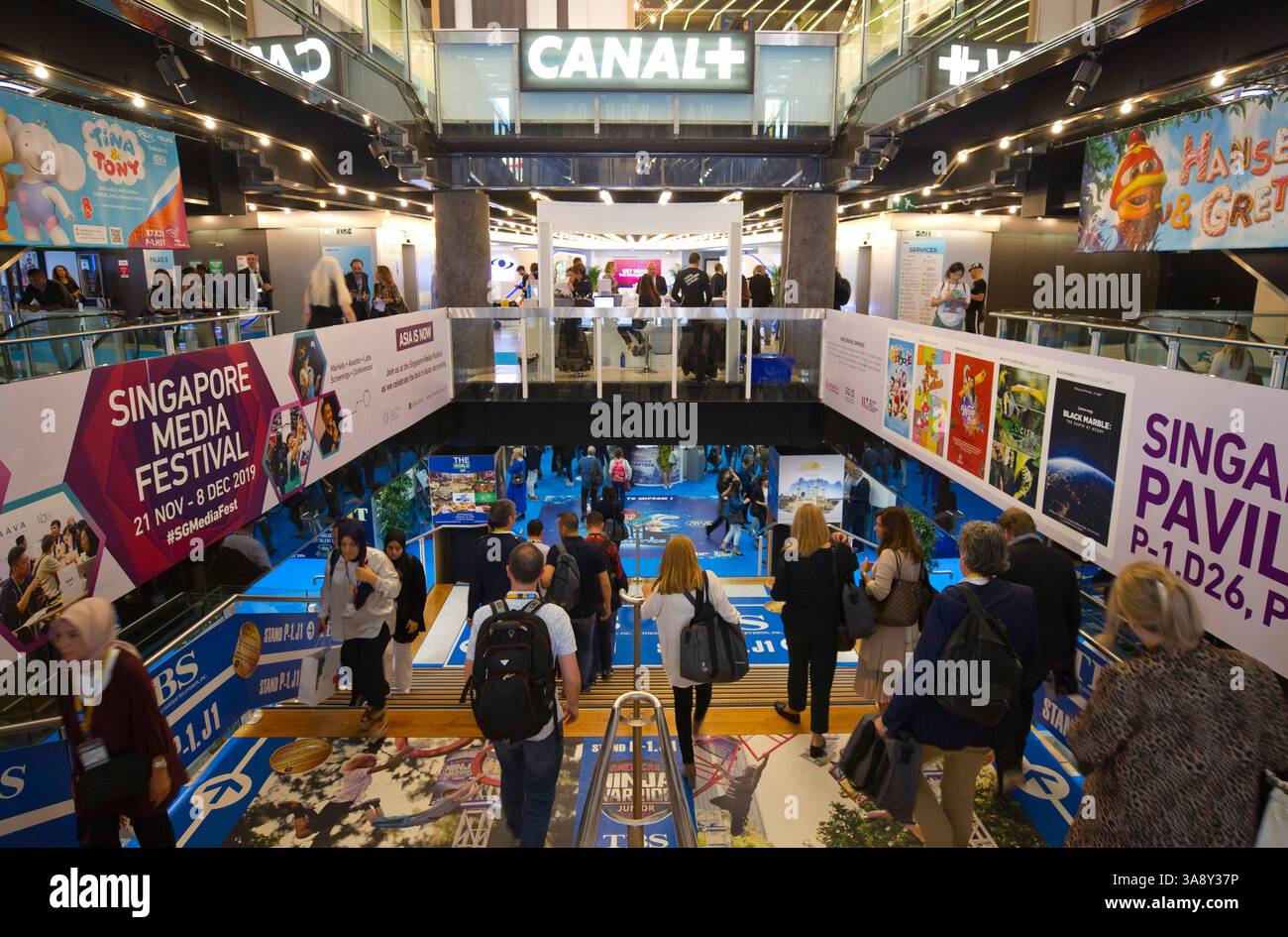 Cannes, France - October 15, 2019: MIPCOM - The World's Entertainment ...