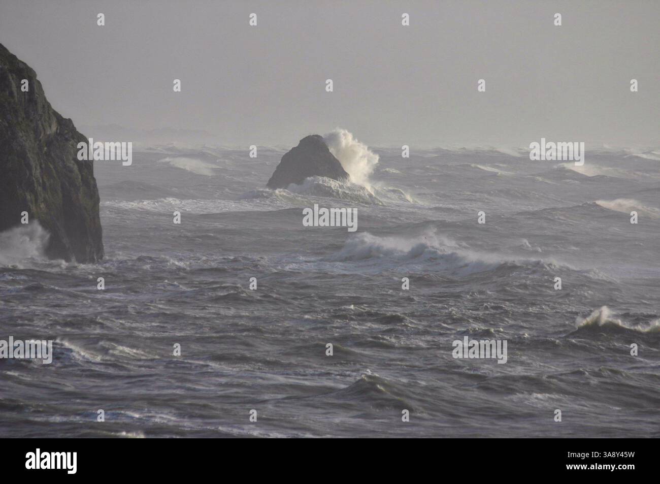 January 1, 1980 - Trinidad, United States - Sea stack rock formations ...