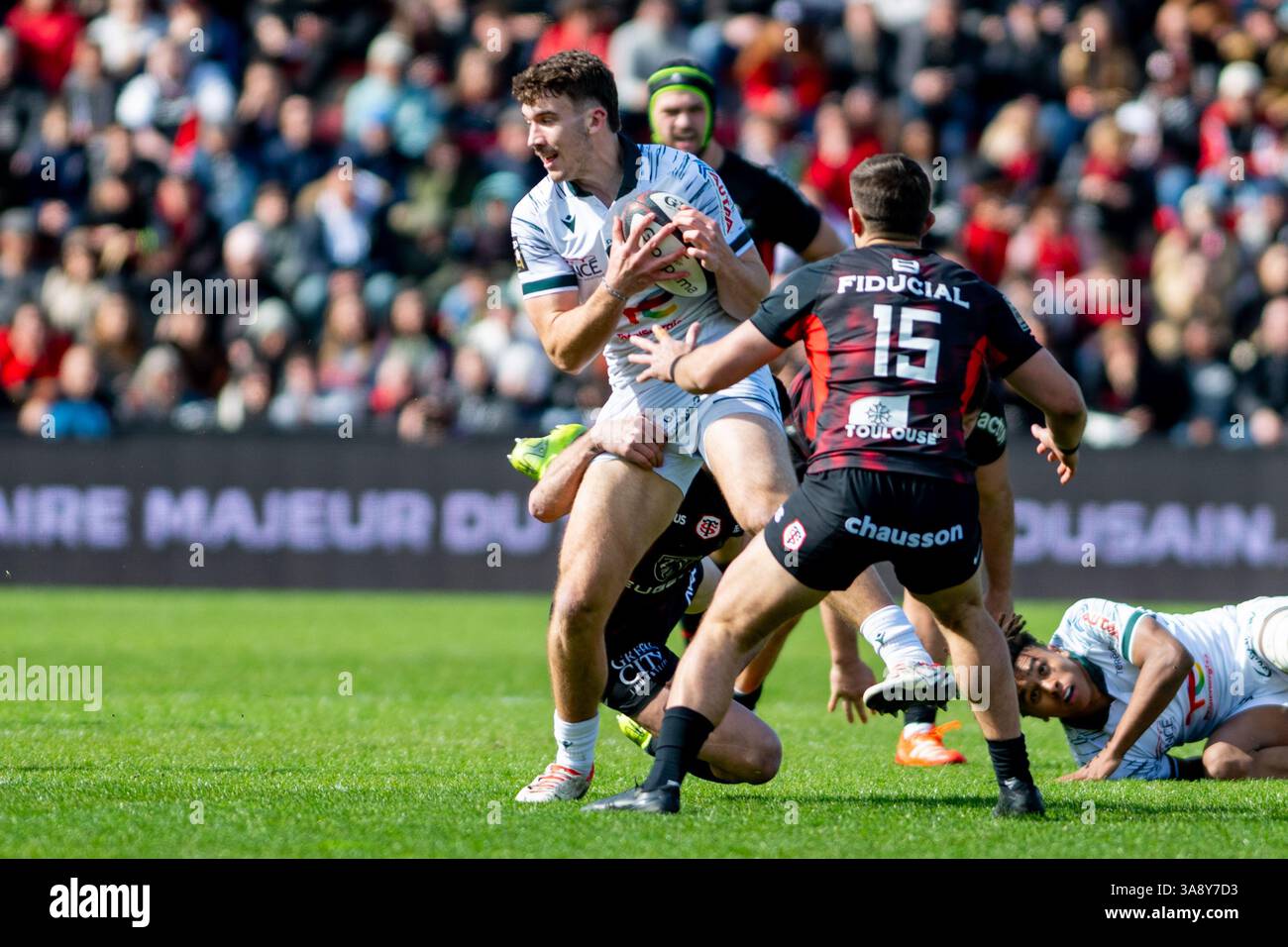 Toulouse, France. 29th Mar, 2025. Fabien Brau Boirie of Pau during the ...