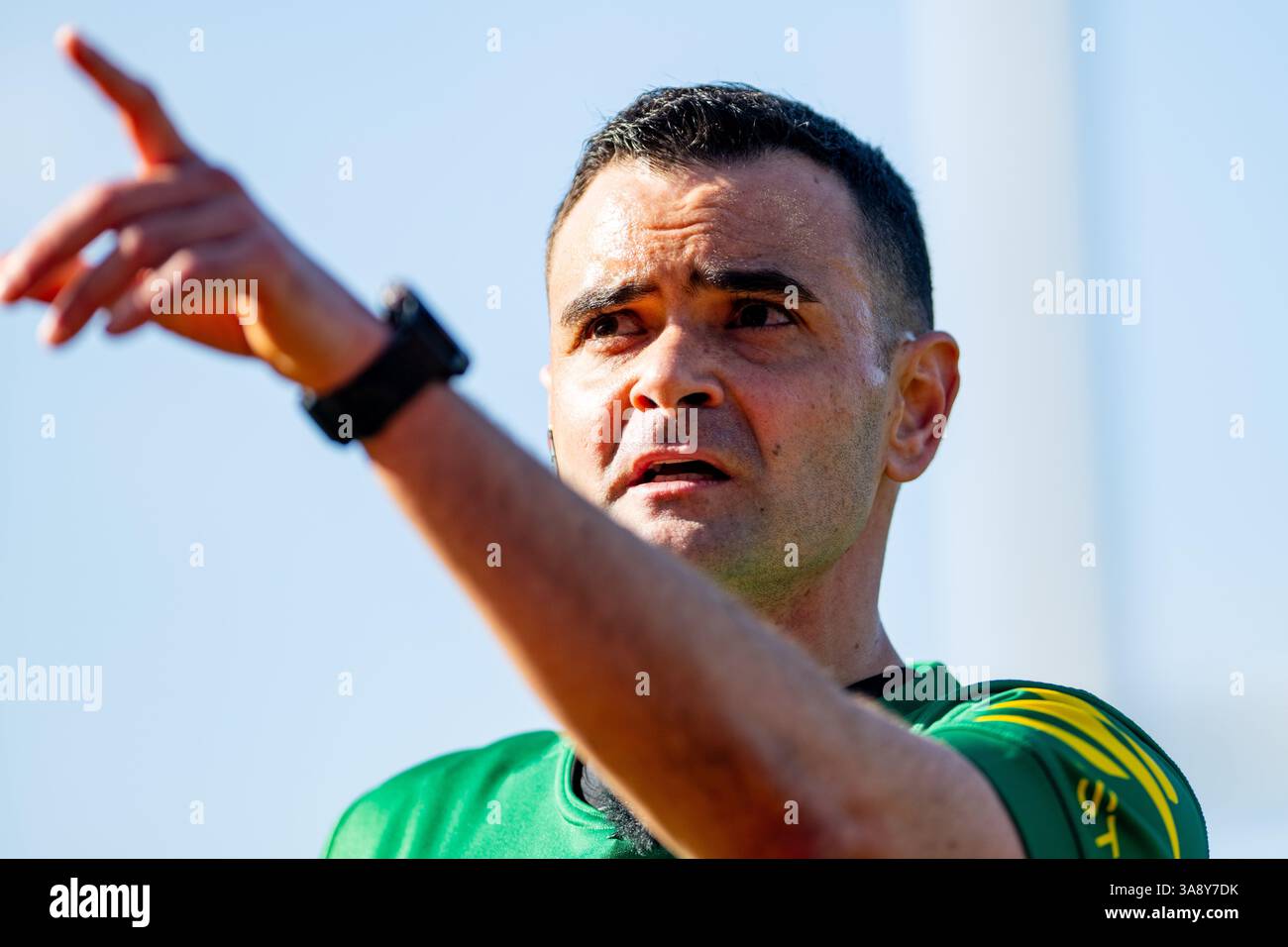 Toulouse, France. 29th Mar, 2025. Referee Pierre Brousset during the ...