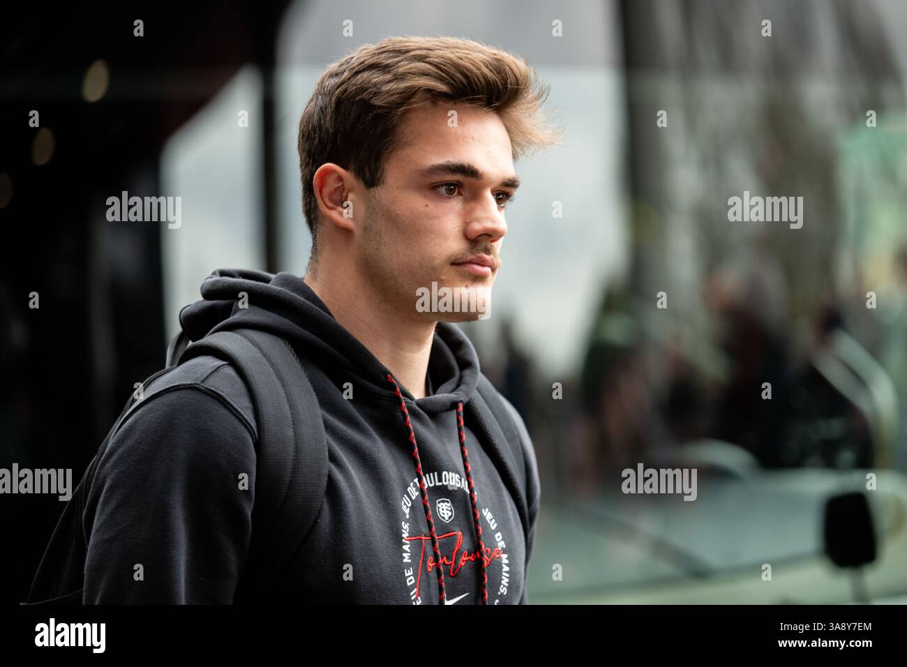 during the French championship Top 14 rugby union match between Stade ...