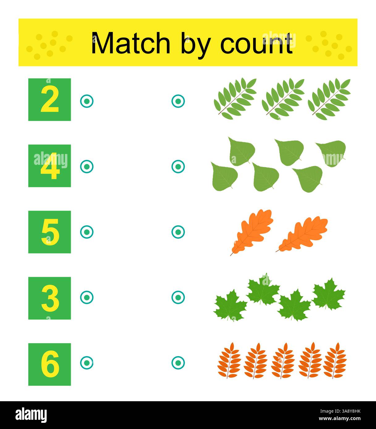 Math activity for kids. Developing numeracy skills. Vector illustration ...
