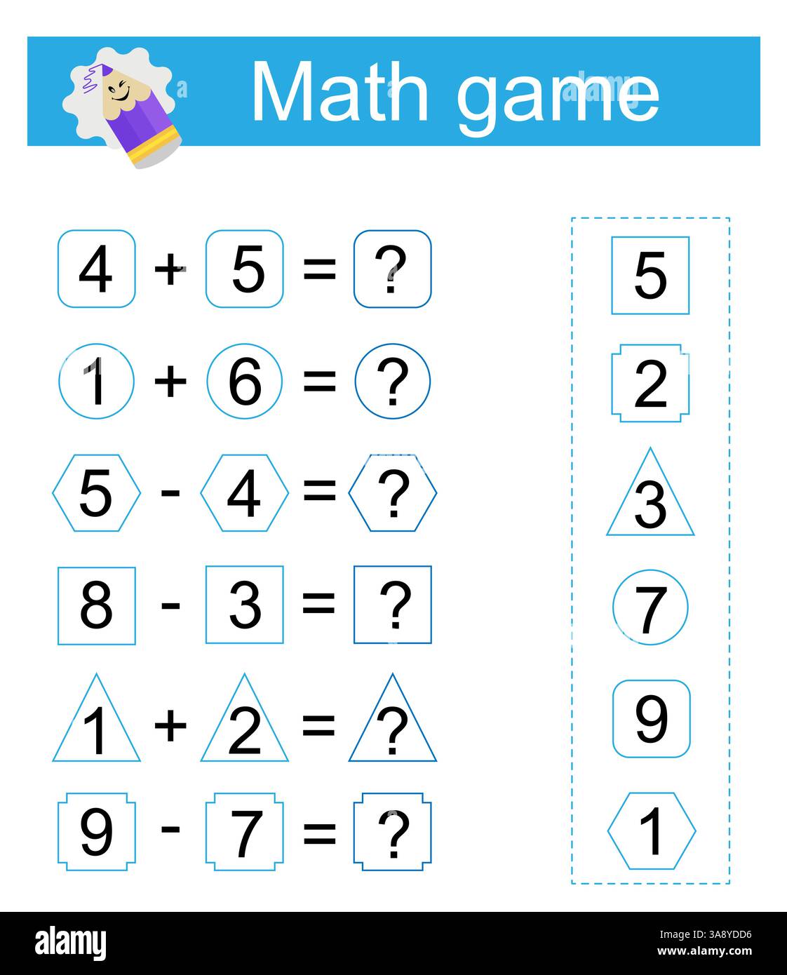 Math activity for chıldren. Developing numeracy skills. Number range up ...