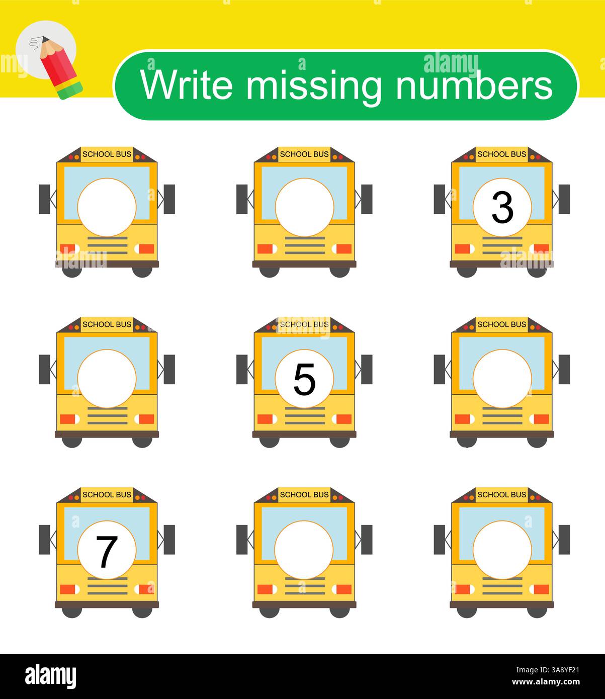 Math activity for children. Activity page for preschoolers. Cartoon ...