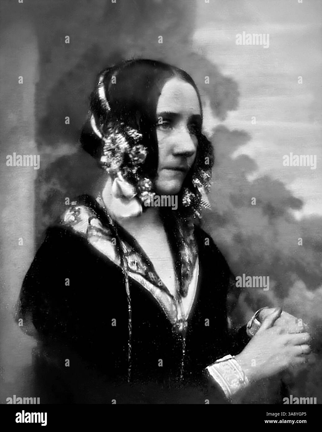 Ada Lovelace. Portrait of Augusta Ada King-Noel, Countess of Lovelace ...