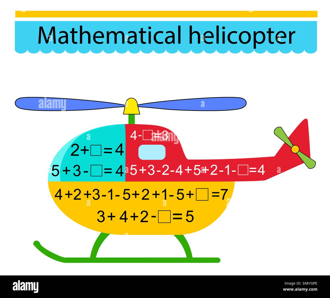 Math activity for kids. Developing numeracy skills. Number range up to ...