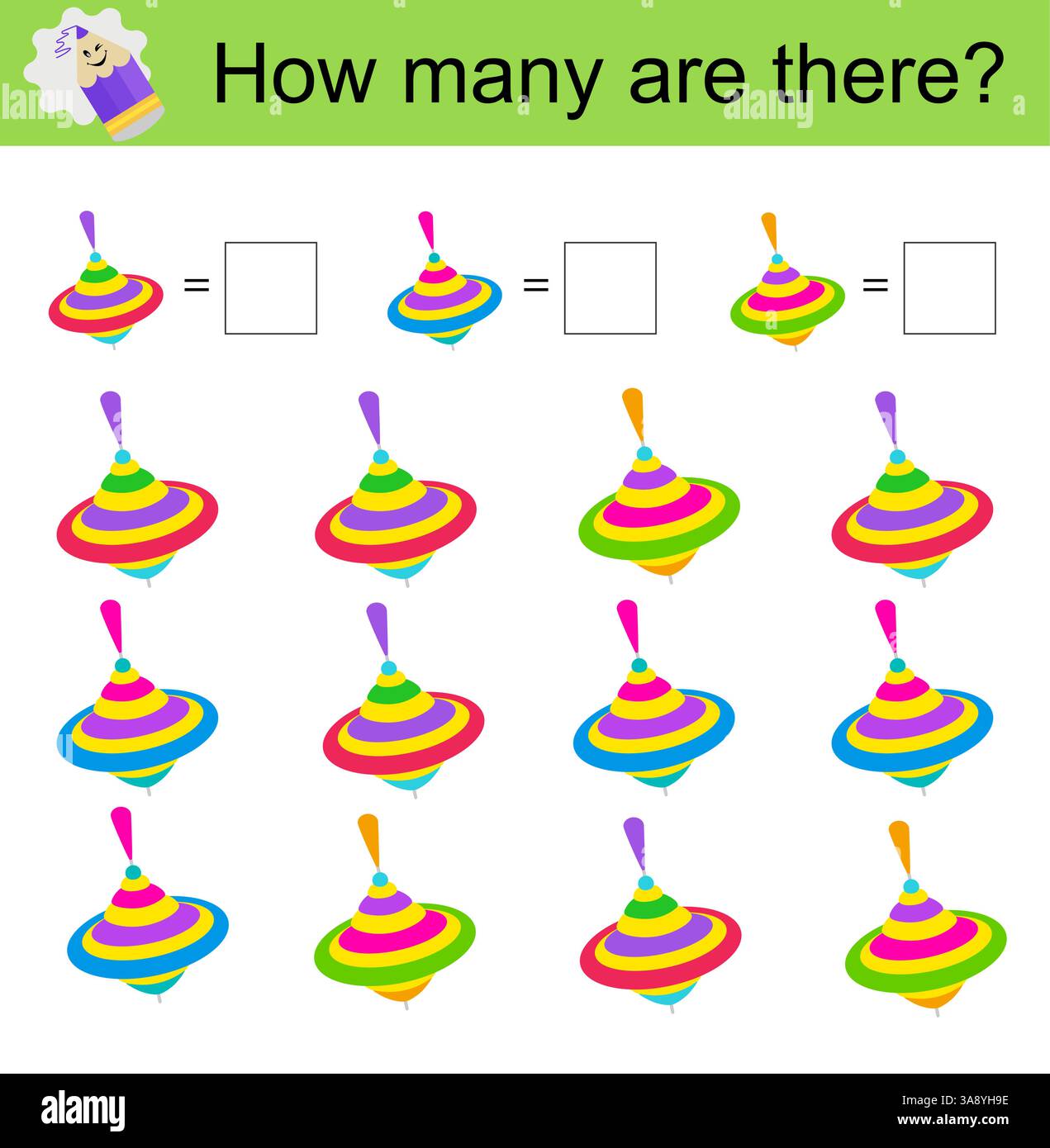 Developing activities children count hi-res stock photography and ...