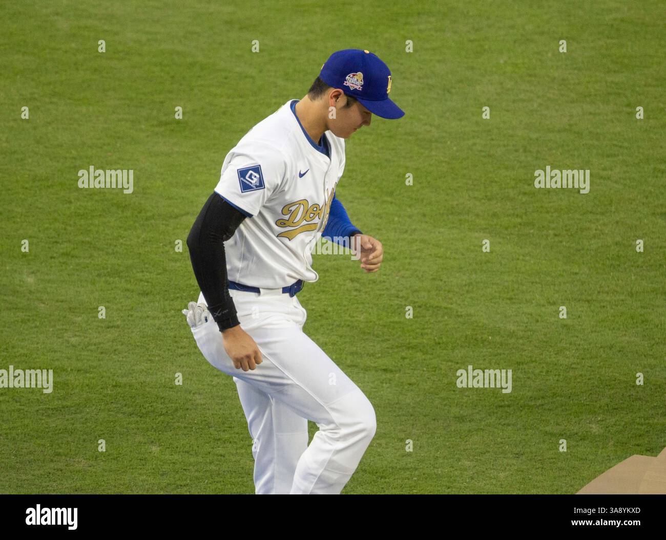 March 29, 2025, Los Angeles: Dodgers two-way player Shohei Ohtani ...