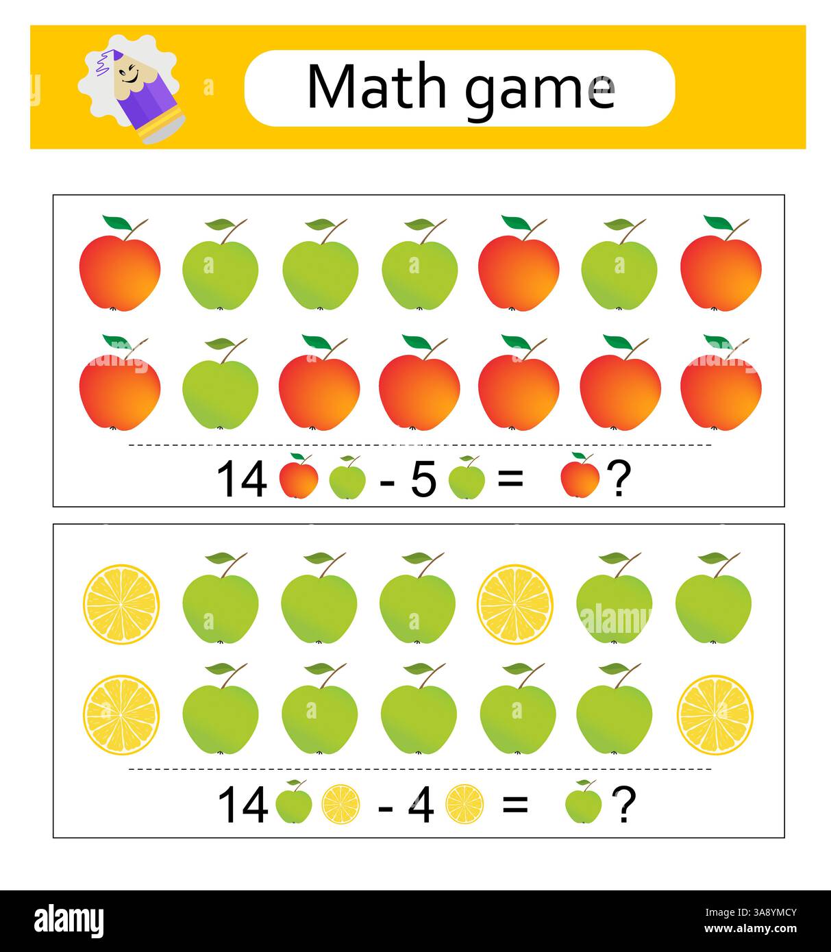 Educational material for kids. Math game. Preschool worksheet activity ...