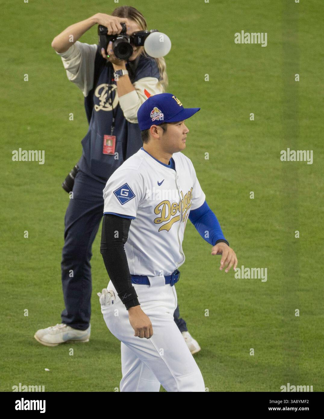 March 29, 2025, Los Angeles: Dodgers two-way player Shohei Ohtani ...