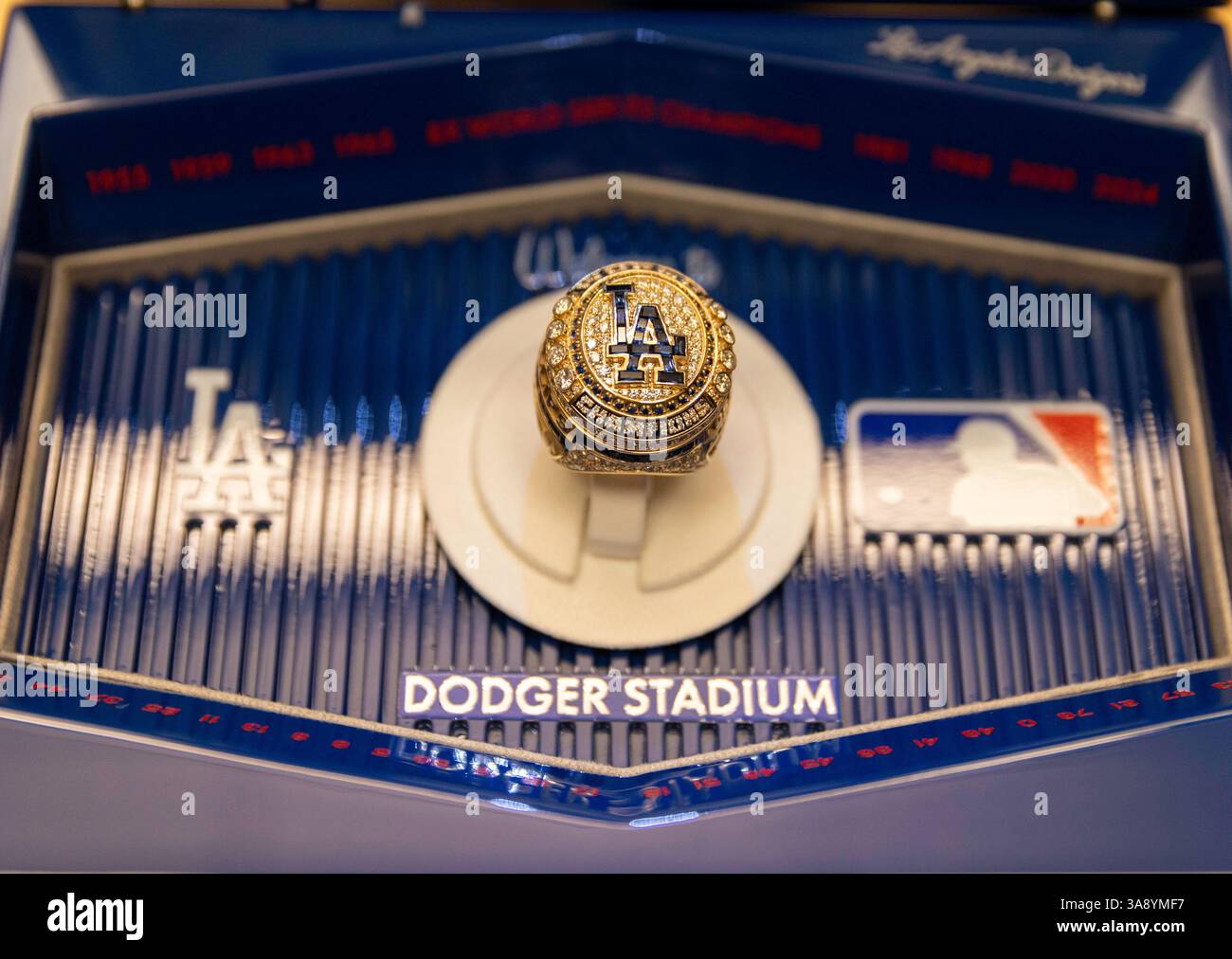 Los Angeles, USA. 29th Mar, 2025. A close up picture of the 2024 World ...