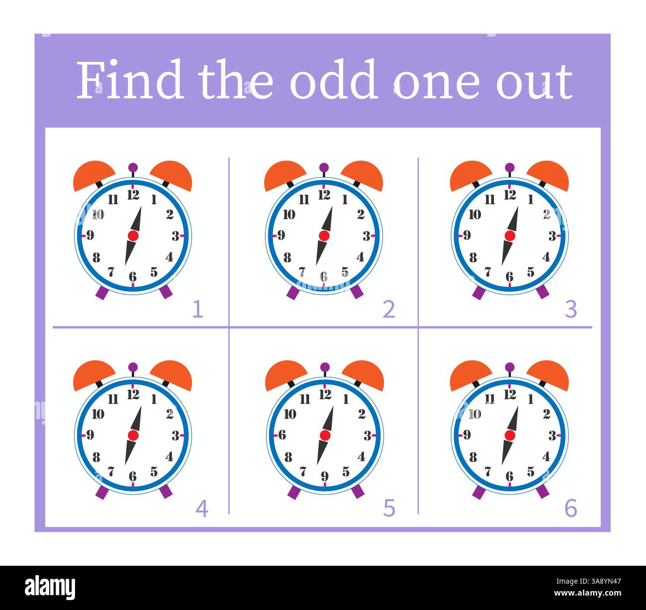 Puzzle game for preschool kids. Task for development of attention and ...