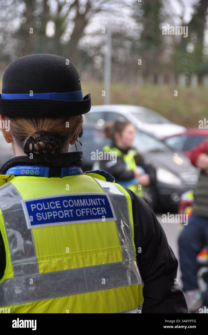 Cumbria Police PCSO Stock Photo - Alamy